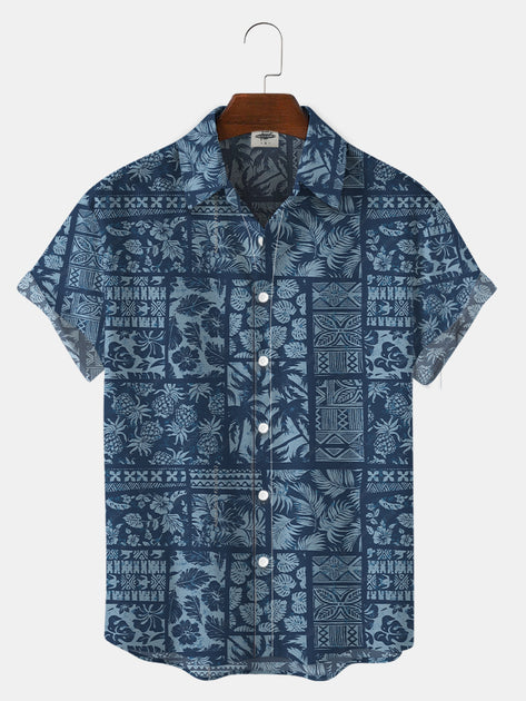 Men'S Aloha Print Shirts – Fydude