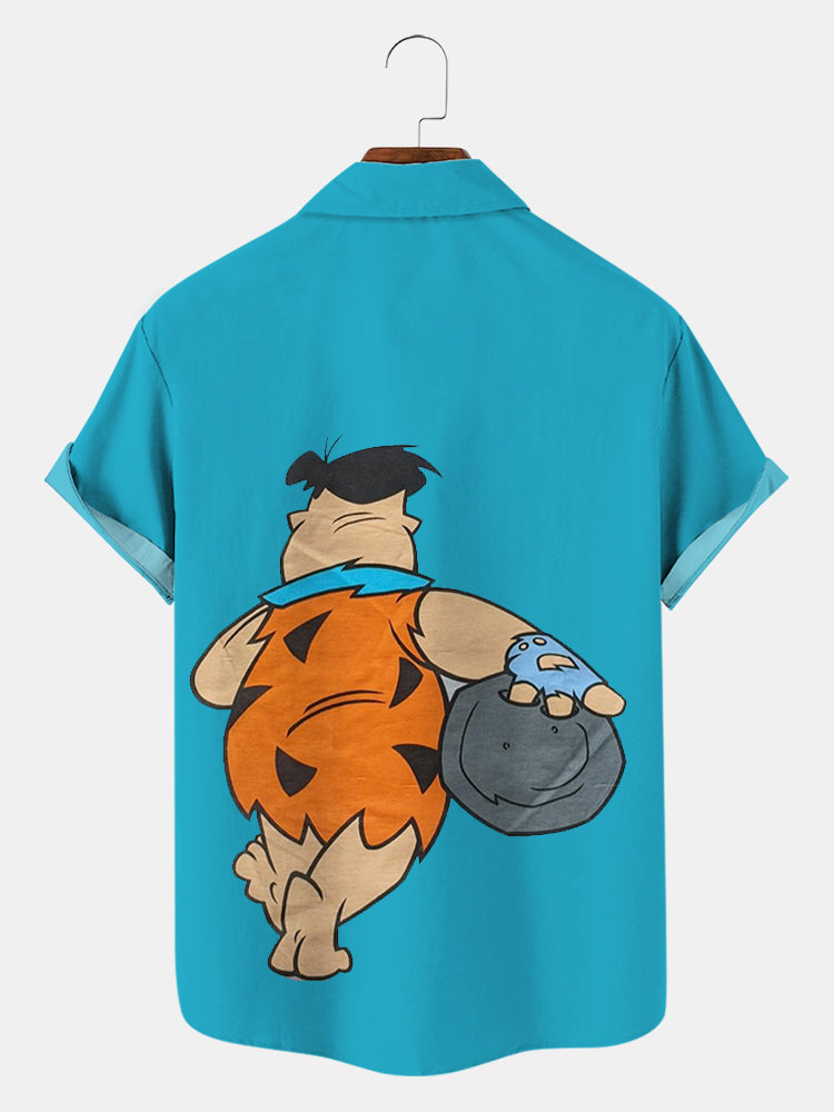 Fydude Flintstones Bowling Shirts